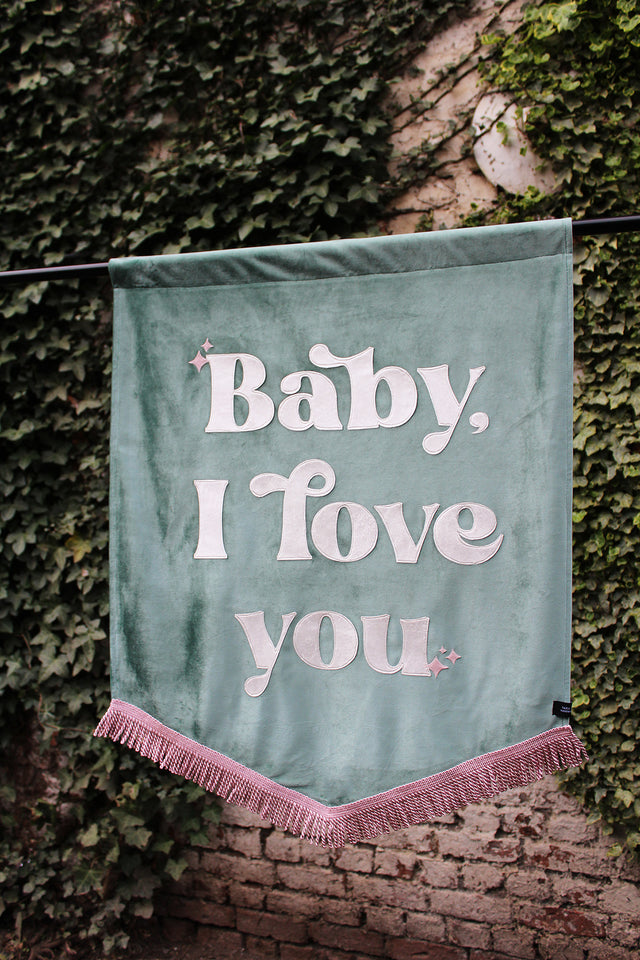 Handmade Wedding Banners | Custom Velvet Signage – Tara Collette